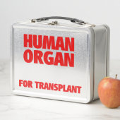 Human Organ For Transplant Metal Lunch Box | Zazzle