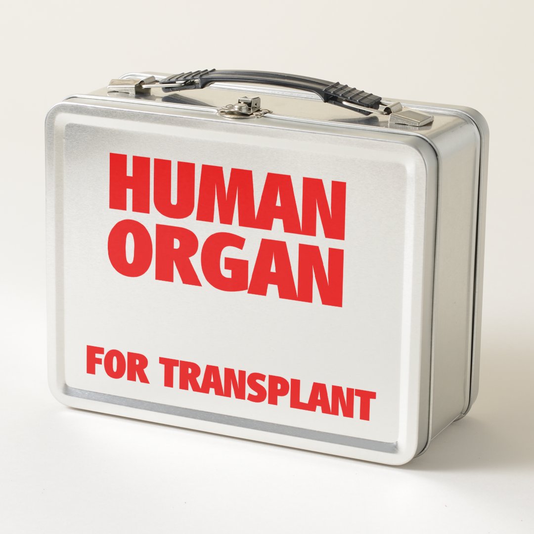 Human Organ For Transplant Metal Lunch Box | Zazzle