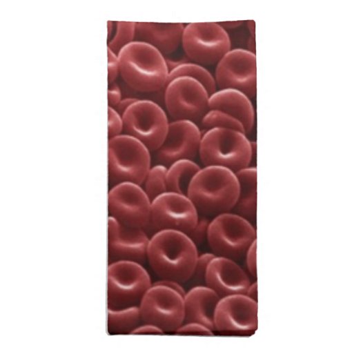 HUMAN RED BLOOD CELLS NAPKIN | Zazzle