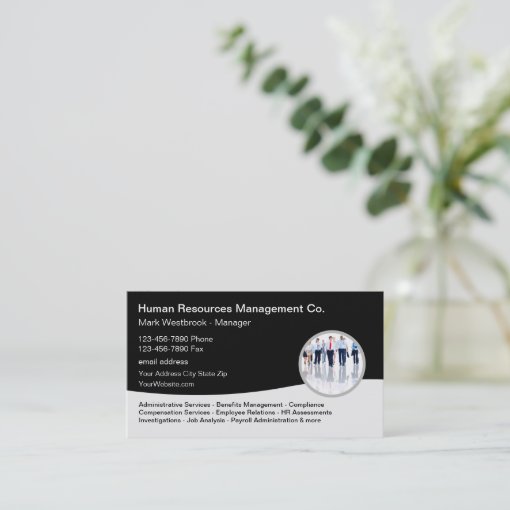 Human Resource Management Business Cards | Zazzle