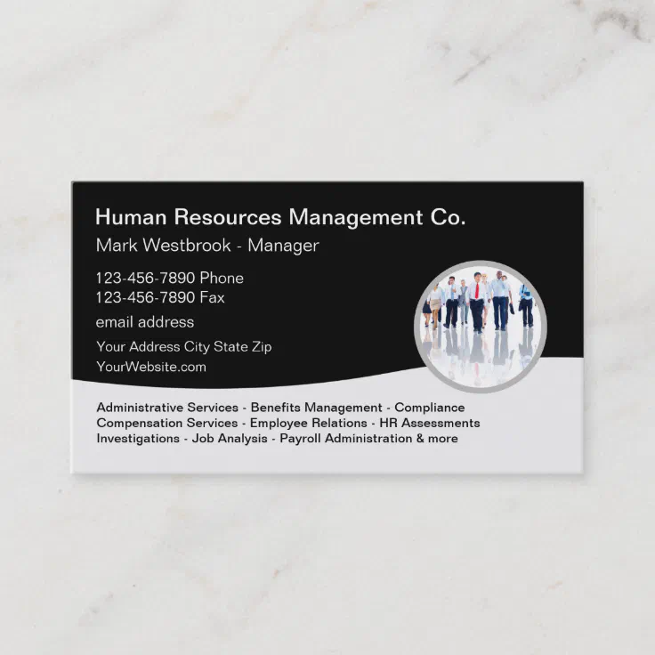 Human Resource Management Business Cards | Zazzle