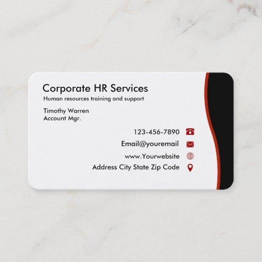 Human Resources Business Cards | Zazzle.com