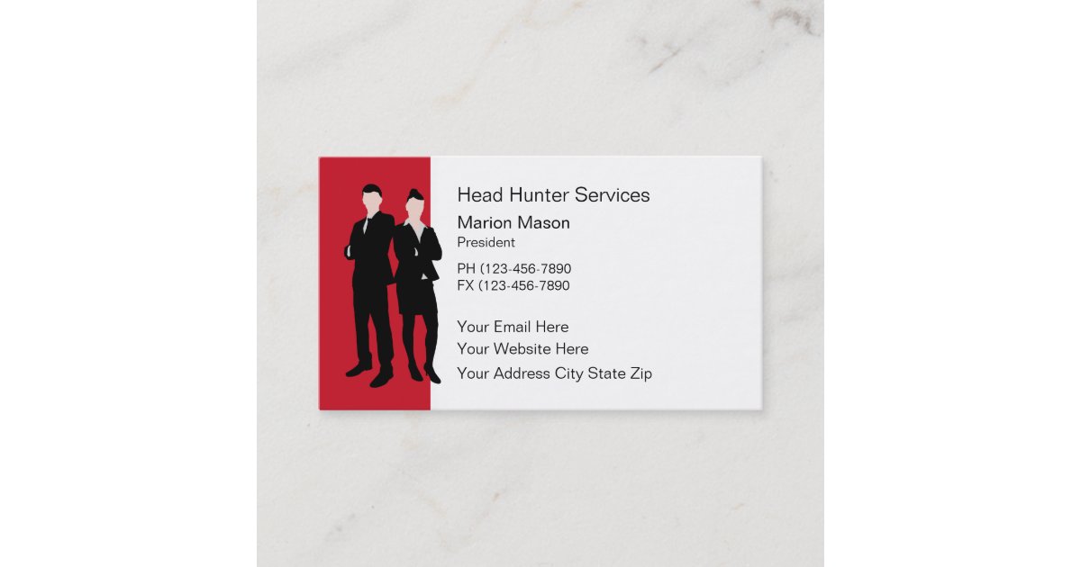 Human Resources Business Cards | Zazzle