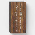 Human Resources Funny HR Saying Gift Office Wooden Box Sign | Zazzle