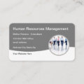 Human Resources Management Modern Business Card | Zazzle
