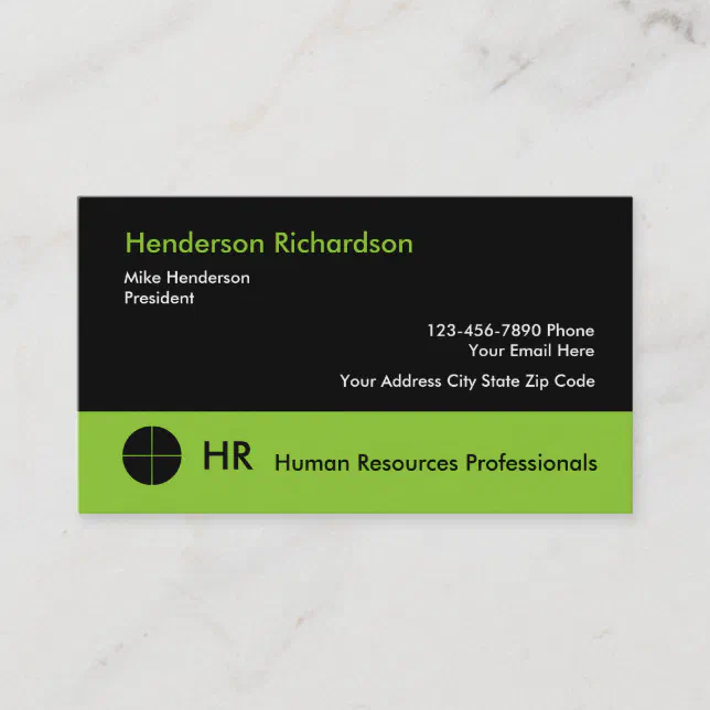 Human Resources Professionals Business Card | Zazzle