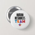 Human Resources Team HR Button | Zazzle