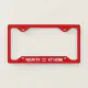 Human Rights Equality Red Personalized License Pla License Plate Frame ...