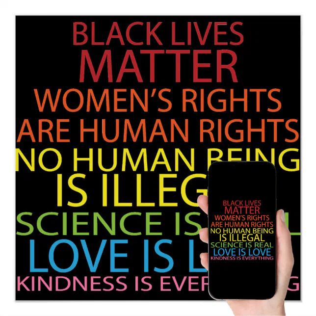 Human Rights Poster | Zazzle