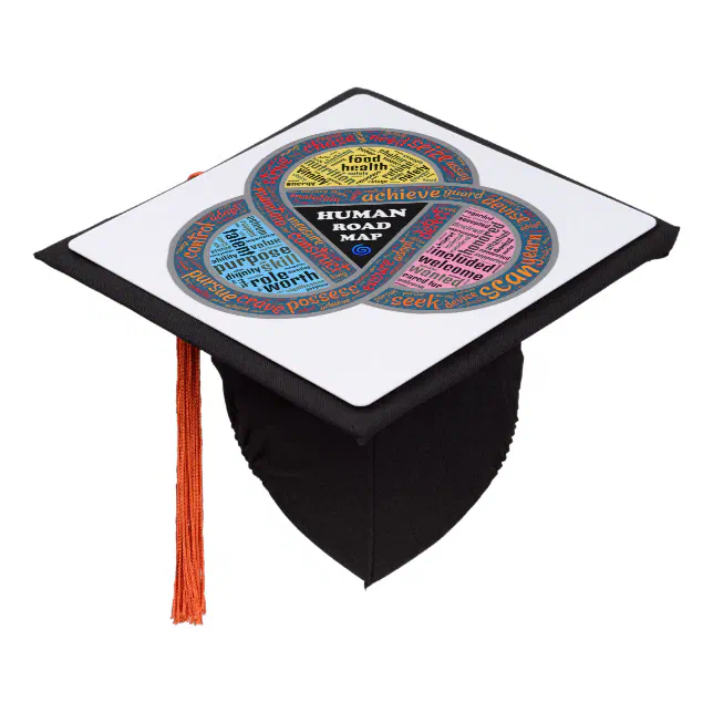 Human Road Map Graduation Cap Topper | Zazzle
