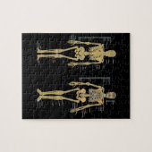 Human Skeleton labeled anatomy chart Jigsaw Puzzle | Zazzle