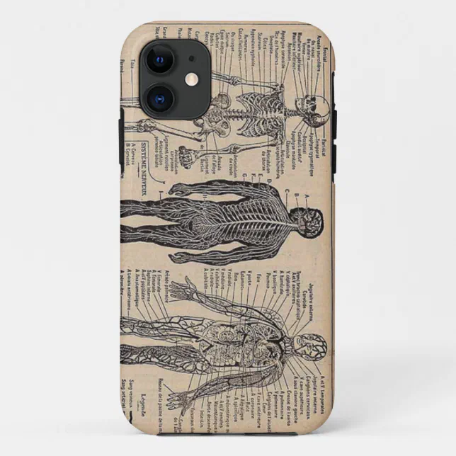 Human Skeleton Medical Diagram iPhone 5 Case | Zazzle