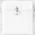 Human Skeleton Square Sticker | Zazzle