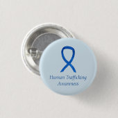 Human Trafficking Awareness Ribbon Custom Pin | Zazzle