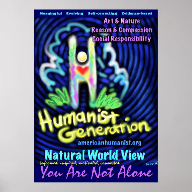 Humanist Generation Poster | Zazzle