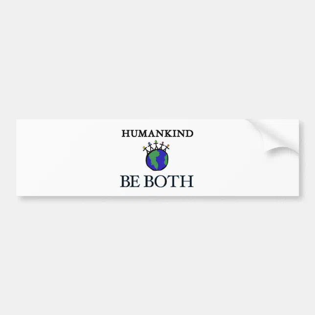 Humankind Bumper Sticker | Zazzle
