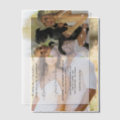Humans Getting Married Custom Pet Photo Wedding Vellum Invitations | Zazzle