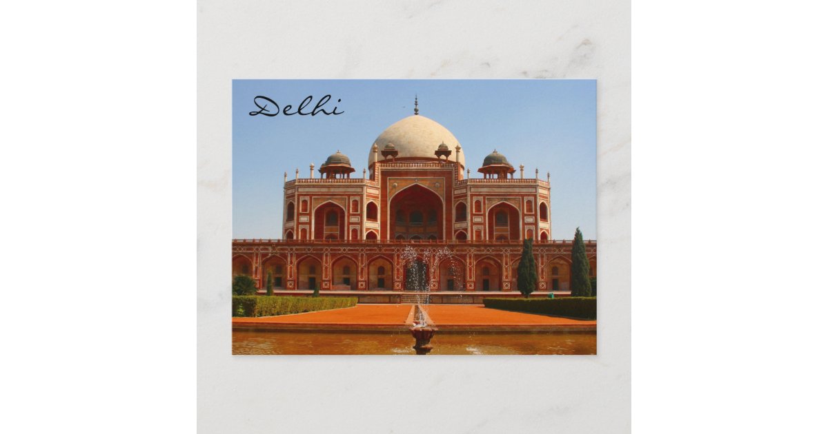 humayun delhi postcard | Zazzle