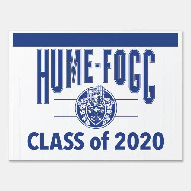 Hume-Fogg 2020 Senior Yard Sign | Zazzle