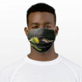 Hummingbird And Sunflower Adult Cloth Face Mask | Zazzle