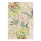Hummingbird Birds Flowers Animals Tissue Paper | Zazzle