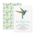 Hummingbird Birthday Party Invitation | Zazzle