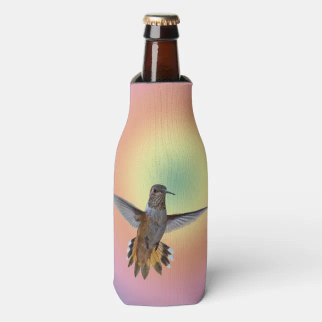 HUMMINGBIRD BOTTLE COOLER | Zazzle