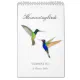 Hummingbird Calendar | Zazzle