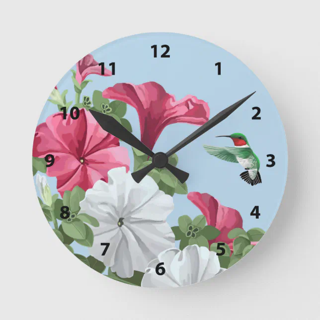 Hummingbird Clocks | Zazzle