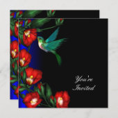 Hummingbird Hibiscus Birthday Party Template | Zazzle