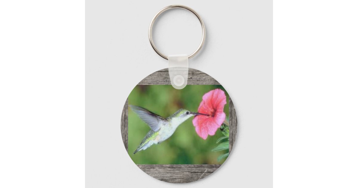 Hummingbird keychain | Zazzle