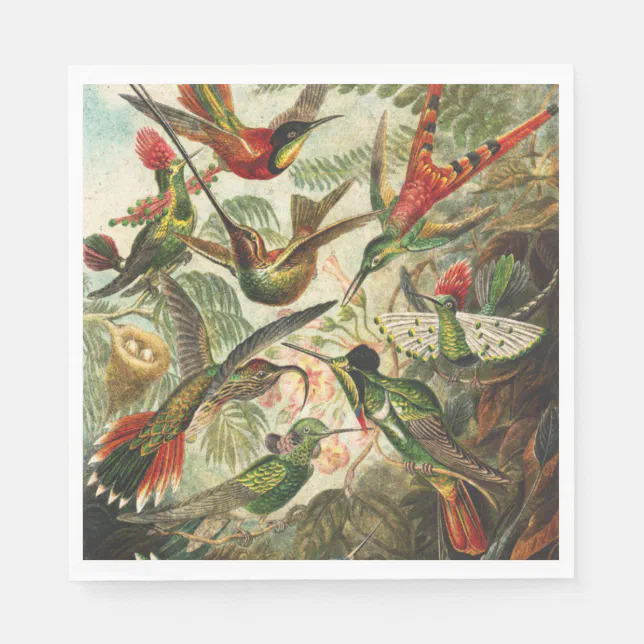 Hummingbird Napkins or Decoupage | Zazzle