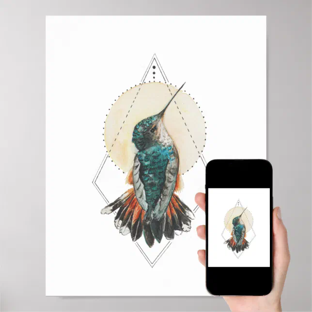 Hummingbird Poster | Zazzle