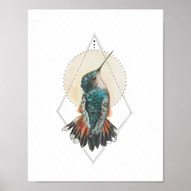 Hummingbird Poster | Zazzle