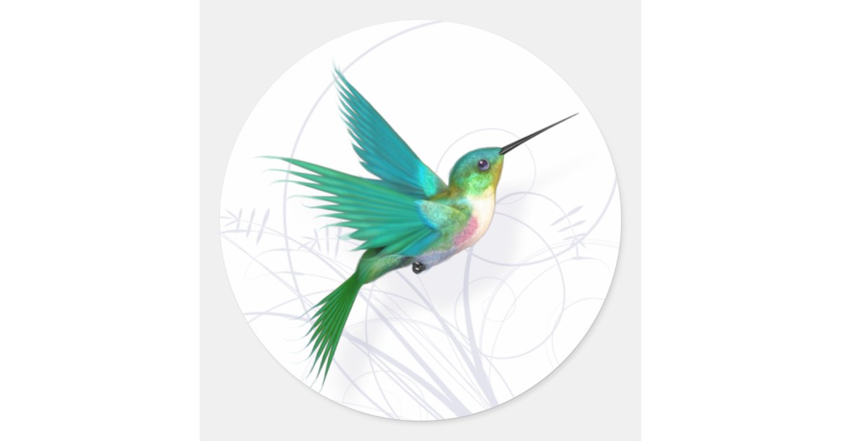 Hummingbird Sticker | Zazzle