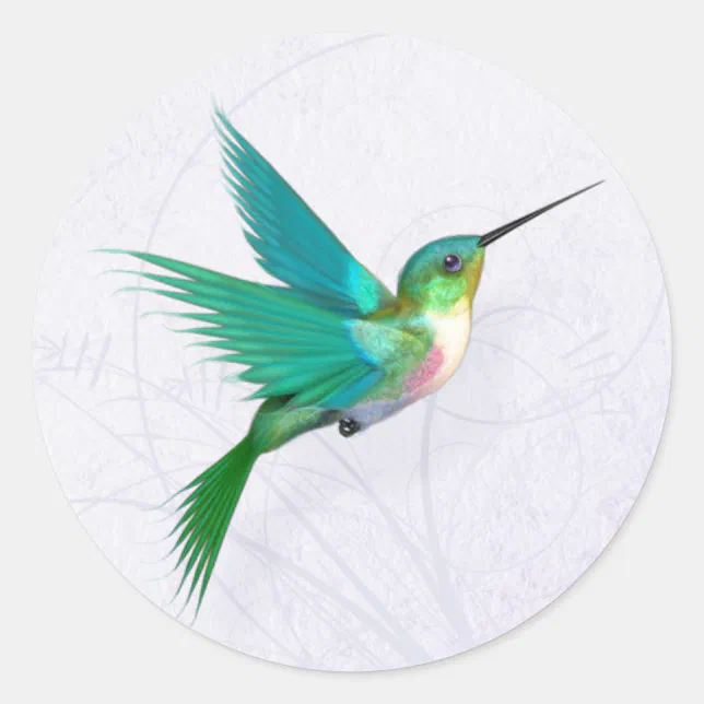 Hummingbird Sticker | Zazzle