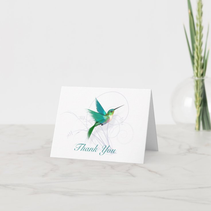 Hummingbird Thank You | Zazzle