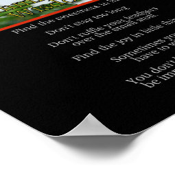 Hummingbird Wisdom Poster | Zazzle