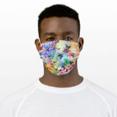 Hummingbirds and Flowers Adult Cloth Face Mask | Zazzle
