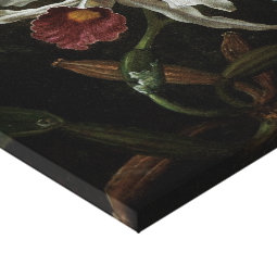 Hummingbirds and White Orchid by Martin J. Heade Canvas Print | Zazzle