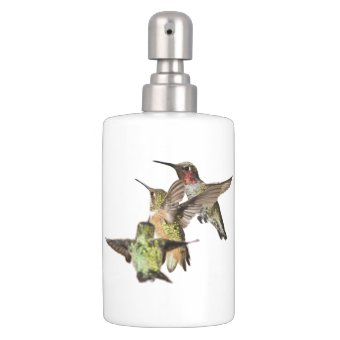 Hummingbirds bathroom set | Zazzle