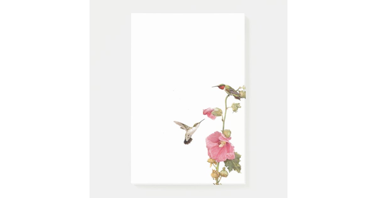 Hummingbirds Post It Notes | Zazzle
