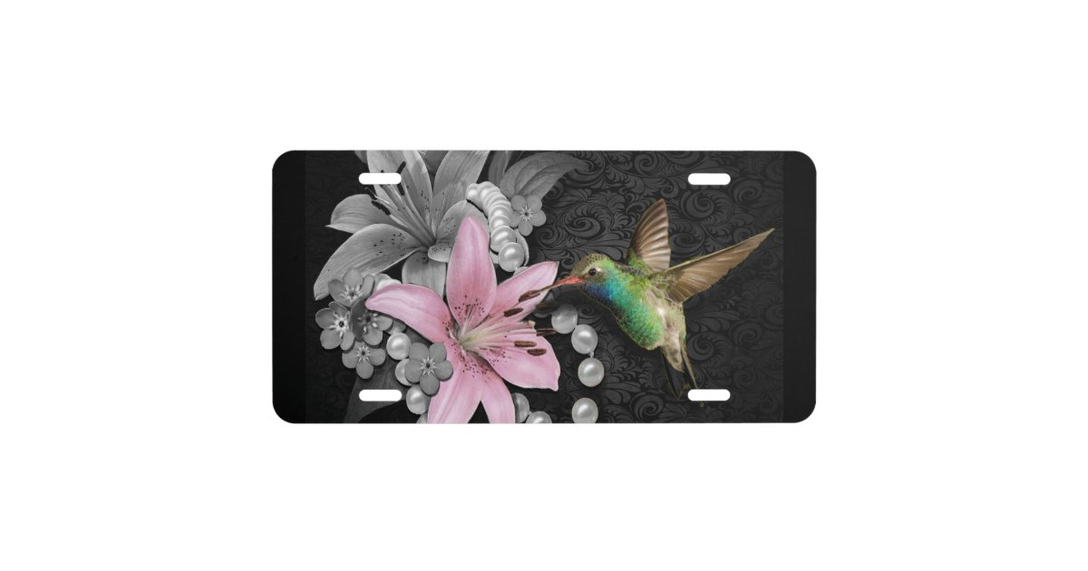 Hummingbird's Song License Plate | Zazzle