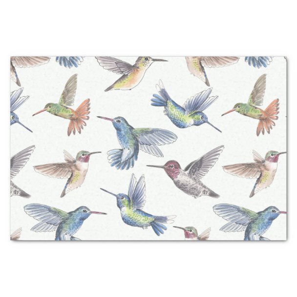 Hummingbirds Fabric | Zazzle
