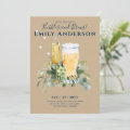 Humor Bubbles n Brews Beer Champers Bridal Shower Invitation | Zazzle