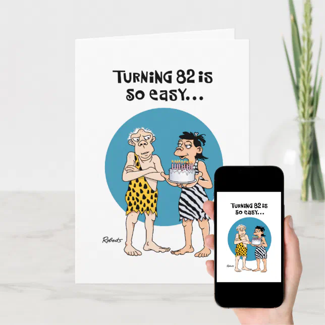 Humorous 82nd Birthday Card | Zazzle