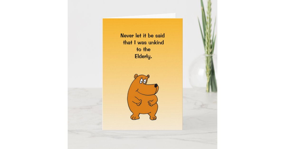 Humorous Birthday Card | Zazzle