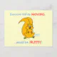Humorous Cartoon Change of Address Card | Zazzle