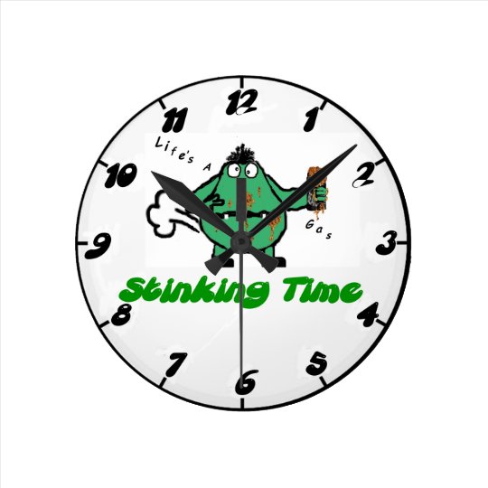 Humorous Farting Clock | Zazzle.com