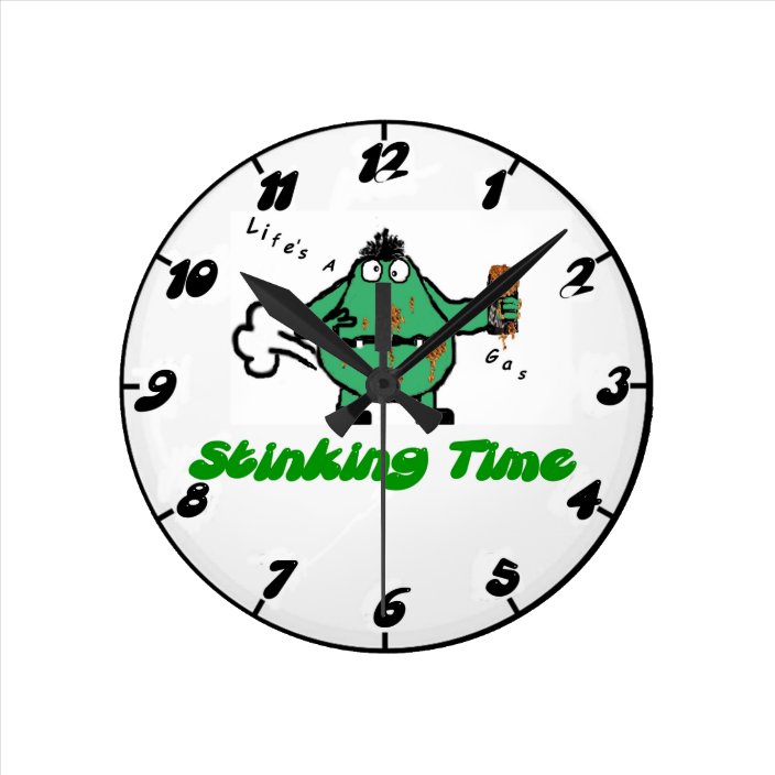 Humorous Farting Clock | Zazzle.com